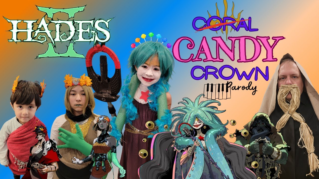 “Candy Crown” Coral Crown Parody | Hades II Cosplay Piano Music Video ...