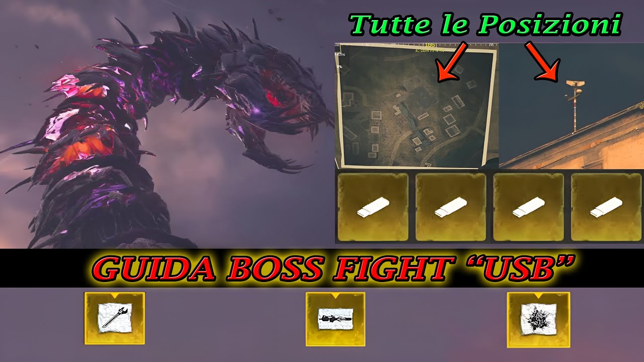 GUIDA BOSS FIGHT VERME ROSSO MW3 ITA / Tutte Le POSIZIONI CHIAVETTE USB ...