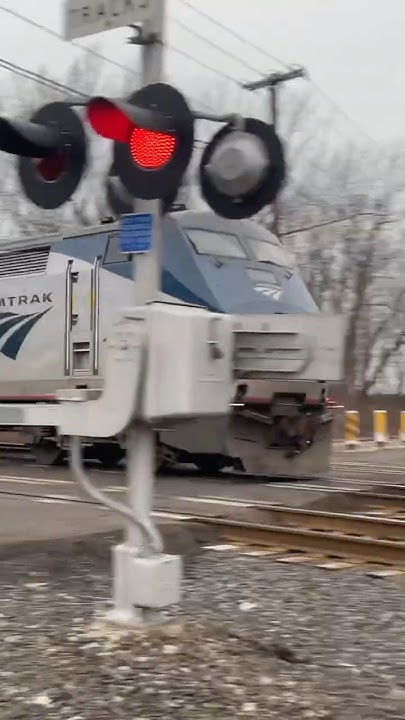 Amtrak 142 P42DC Leads Amtrak 48 Eastbound Lakeshore Limited At Bayview Road Blasdell NY 3/2/24 ...