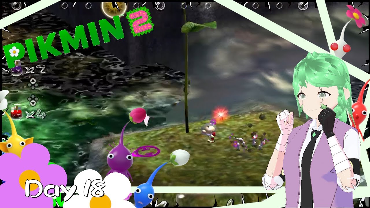 Pikmin 2 ~ Finishing the Perplexing Pool?? (Day 18) - YouTube