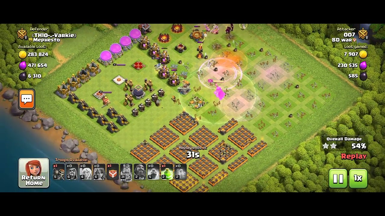 clash of clans coc fight - YouTube