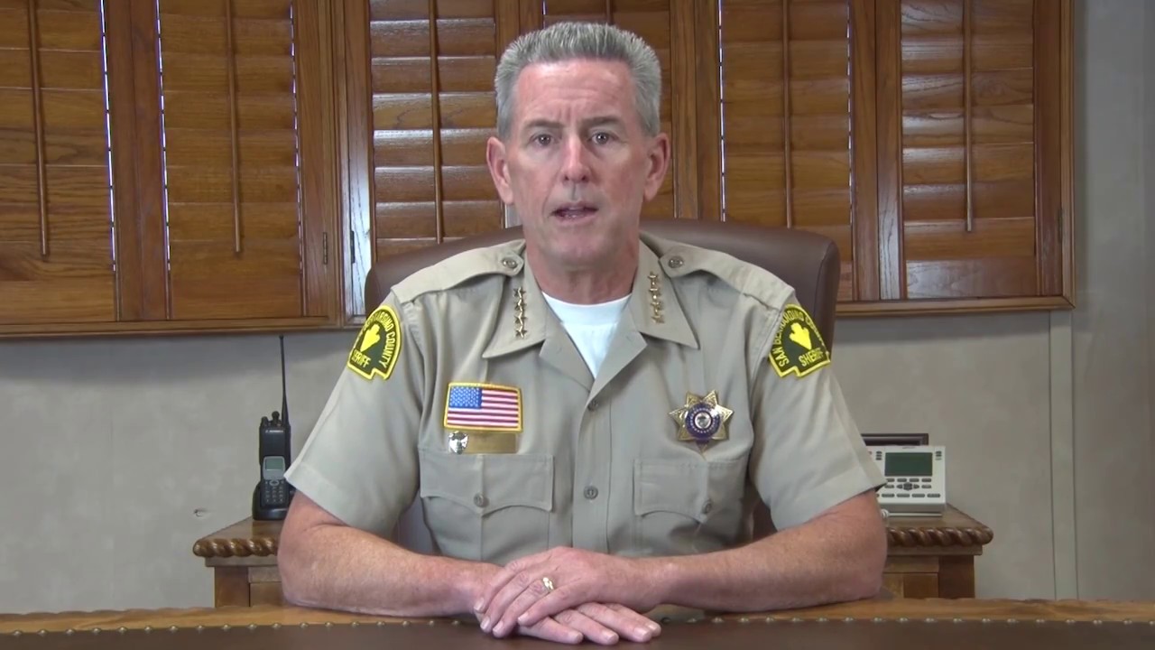 Sheriff John McMahon’s Message for Red Ribbon Week - YouTube
