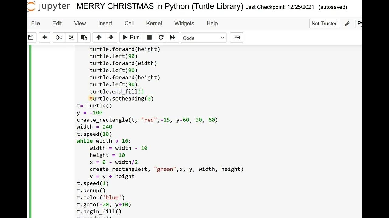 MERRY CHRISTMAS using Python - YouTube