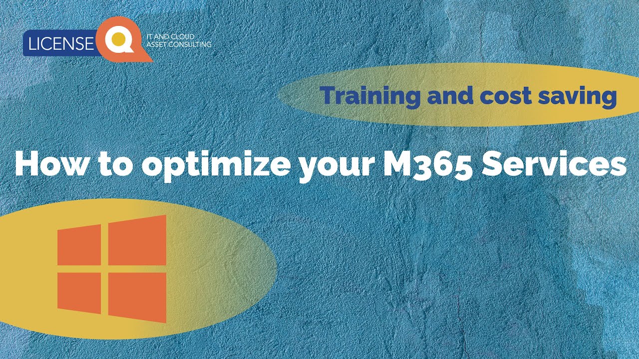 How to OPTIMIZE Your M365 Services - Training and Cost Saving! - YouTube