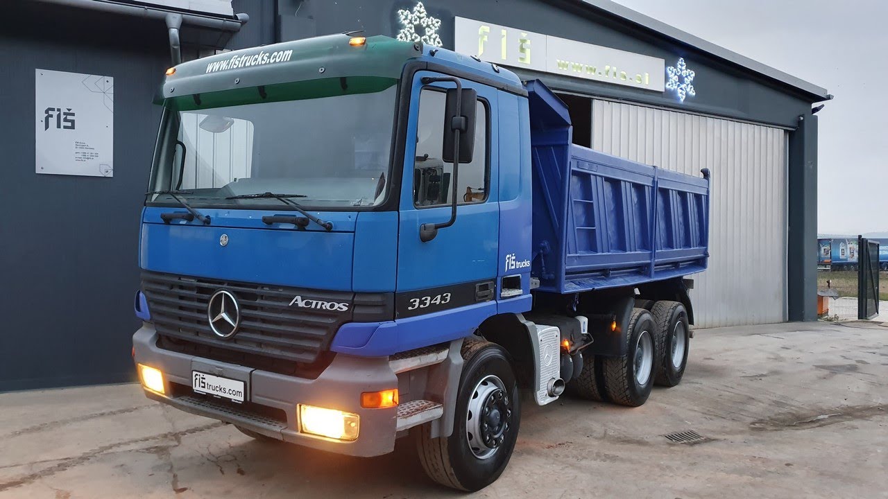 MERCEDES BENZ 3343 K 6X4 - FIŠ TRUCKS SLOVENIA - YouTube