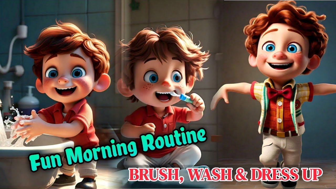 Pick Up Window | Daily Routine Rhymes | Kids morning songs - YouTube
