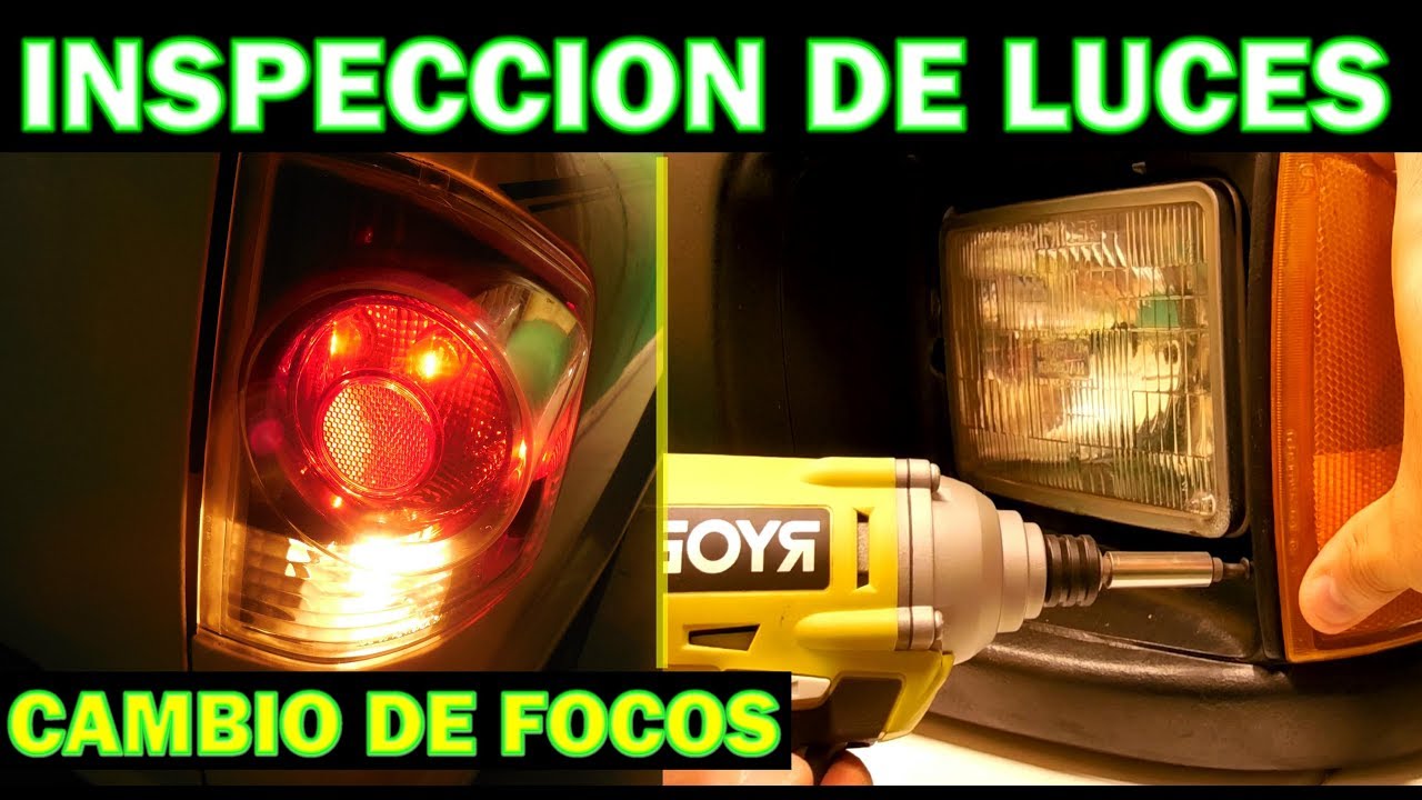 Como saber si tenemos algun FOCO FUNDIDO EN EL AUTO y como repararlo ...