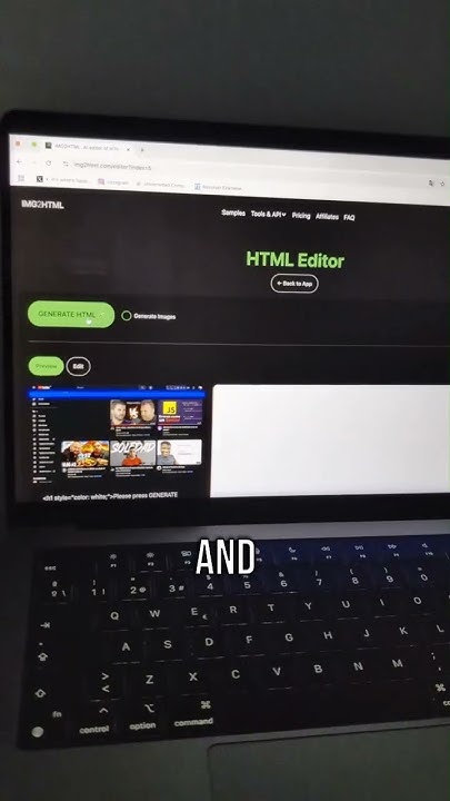 AI Magic: Turn Designs into Responsive HTML Instantly! 🚀 - YouTube