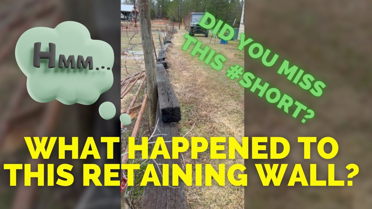 RETAINING WALL FAIL | ANSWER REVEALED HERE - YouTube