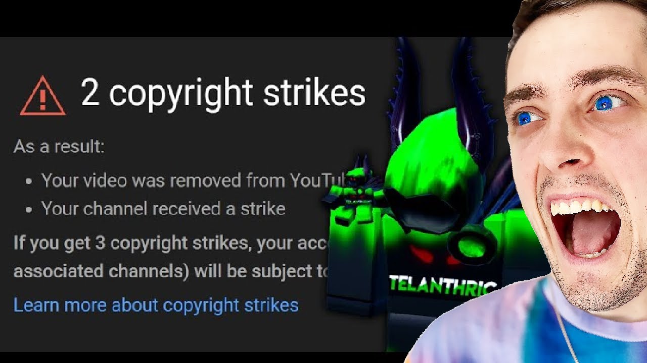 Telanthric Got Copyright Striked by DaFuqBoom - YouTube
