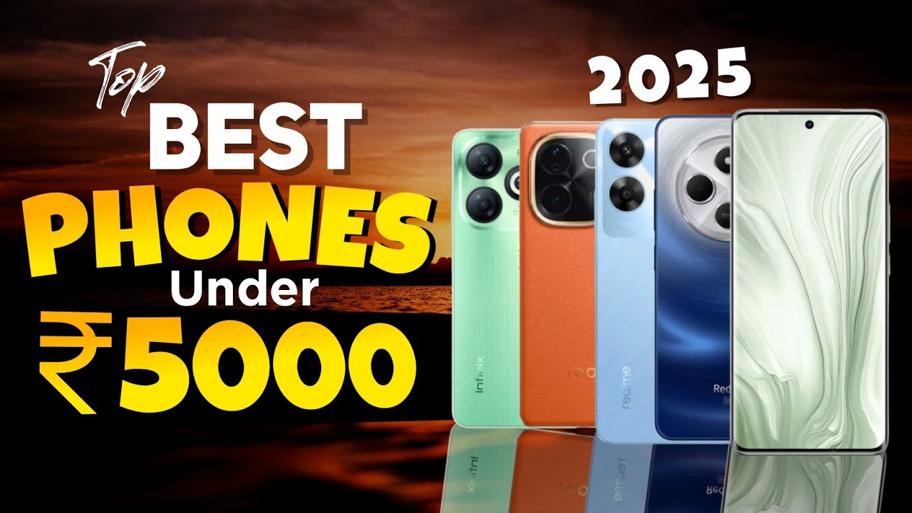 One of the Best smartphone at ₹5000 in 2025 || Top 5 best Smartphone ...