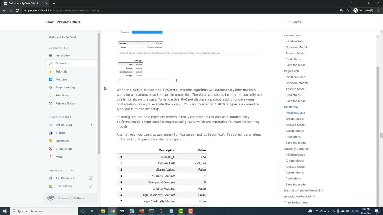 PyCaret New Documentation Tour - YouTube