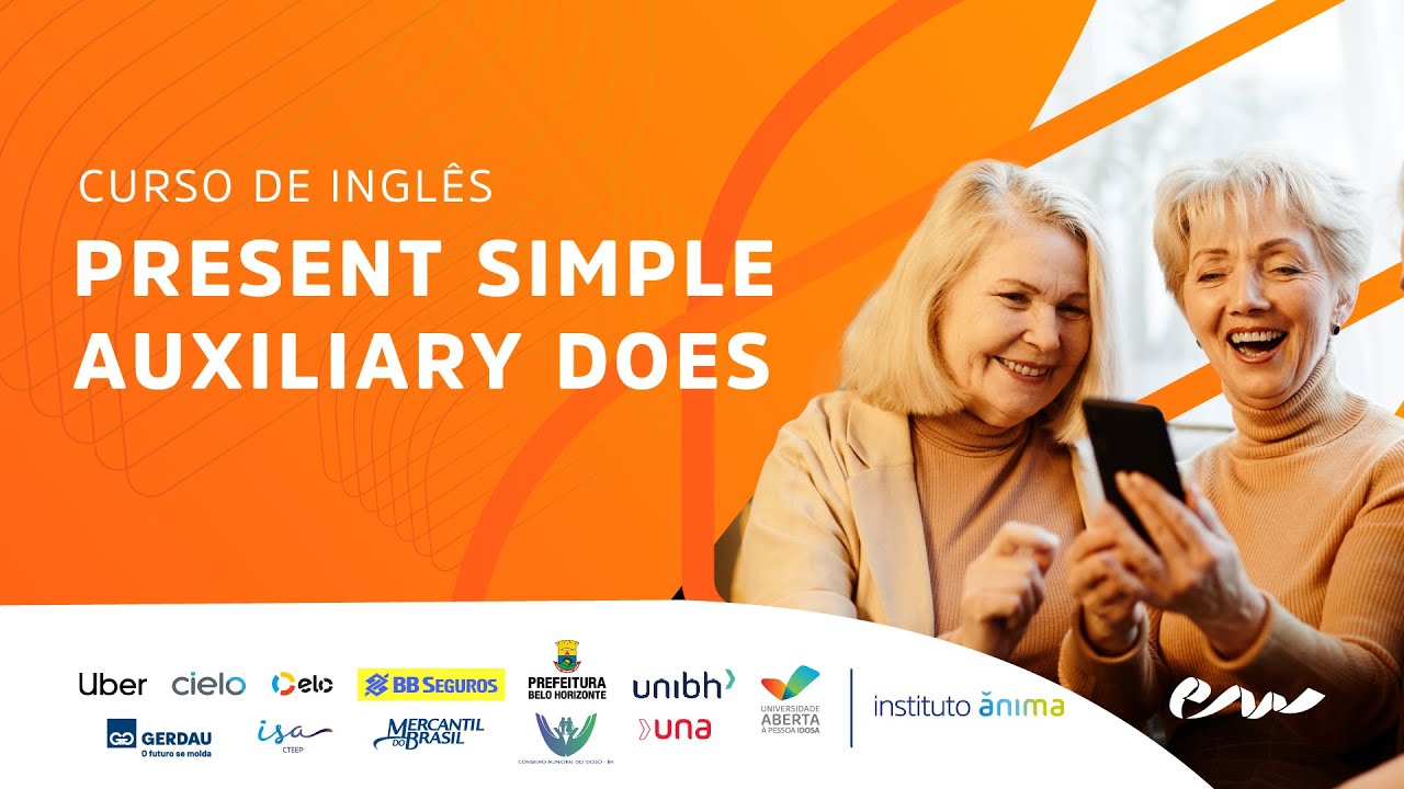 Curso de Inglês - Present Simple- auxiliary DOES - YouTube