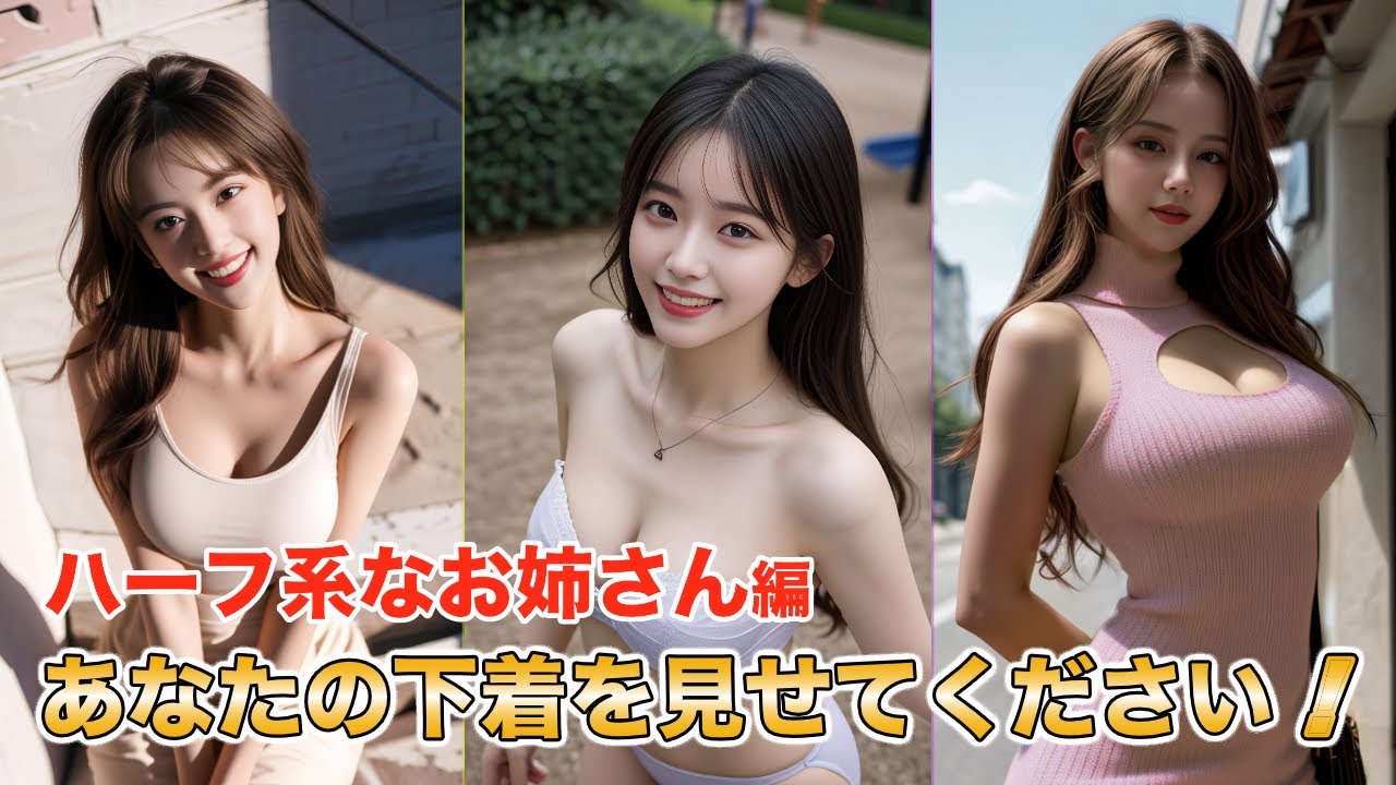 あなたの下着見せてください!【ハーフ系なお姉さん編】 Youtube
