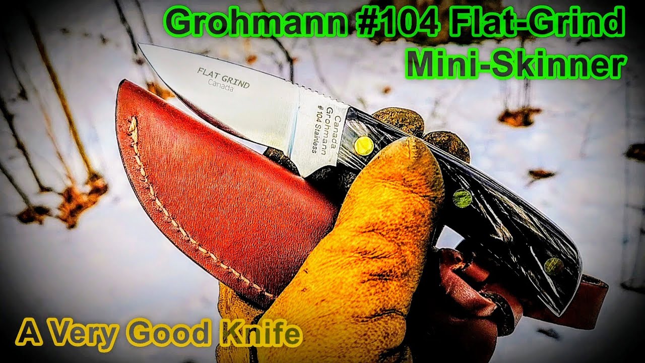 A Very Good Knife - The Grohmann 104 Mini-Skinner - YouTube