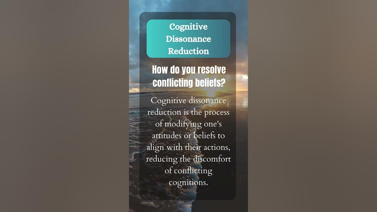 How do you resolve conflicting beliefs? #shorts #amazingfacts #psychology #psychologyfacts # ...