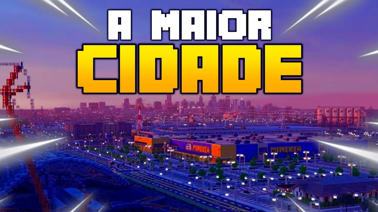 GREENFIELD - O MAIOR MAPA DE CIDADE DO MINECRAFT - YouTube