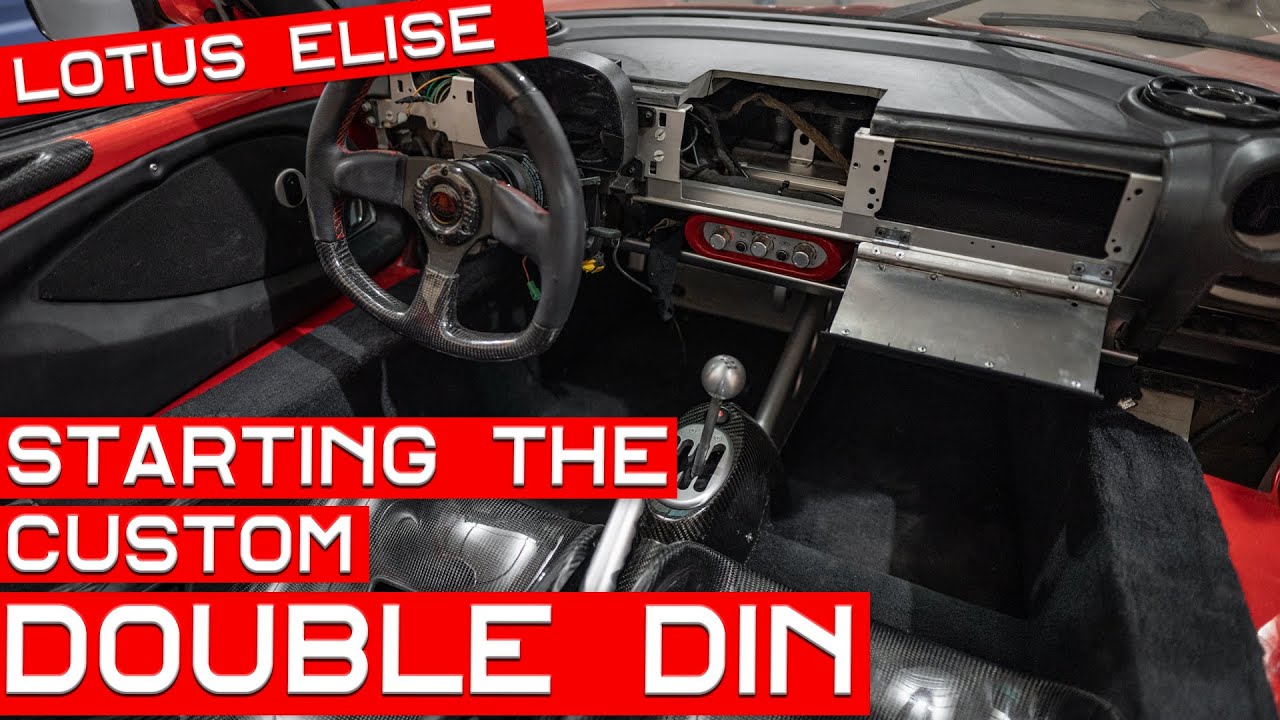 Starting the Double Din Radio Project on the Lotus Elise - YouTube