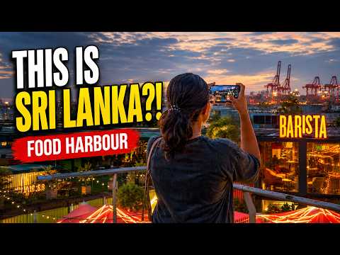 This Doesn’t Feel Like Sri Lanka 🇱🇰 Port City Food Harbour