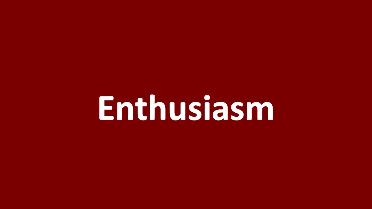 Enthusiasm YouTube enthusiasm-youtube