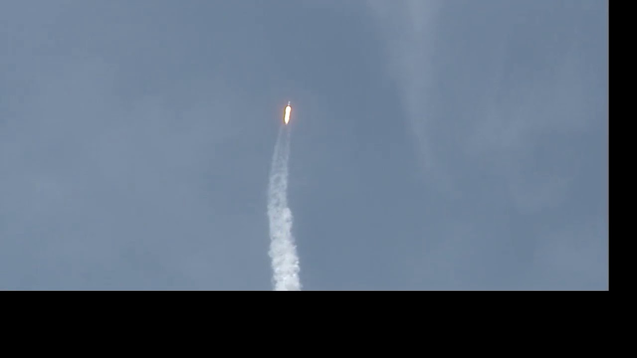 Falcon 9 gravity turn - YouTube