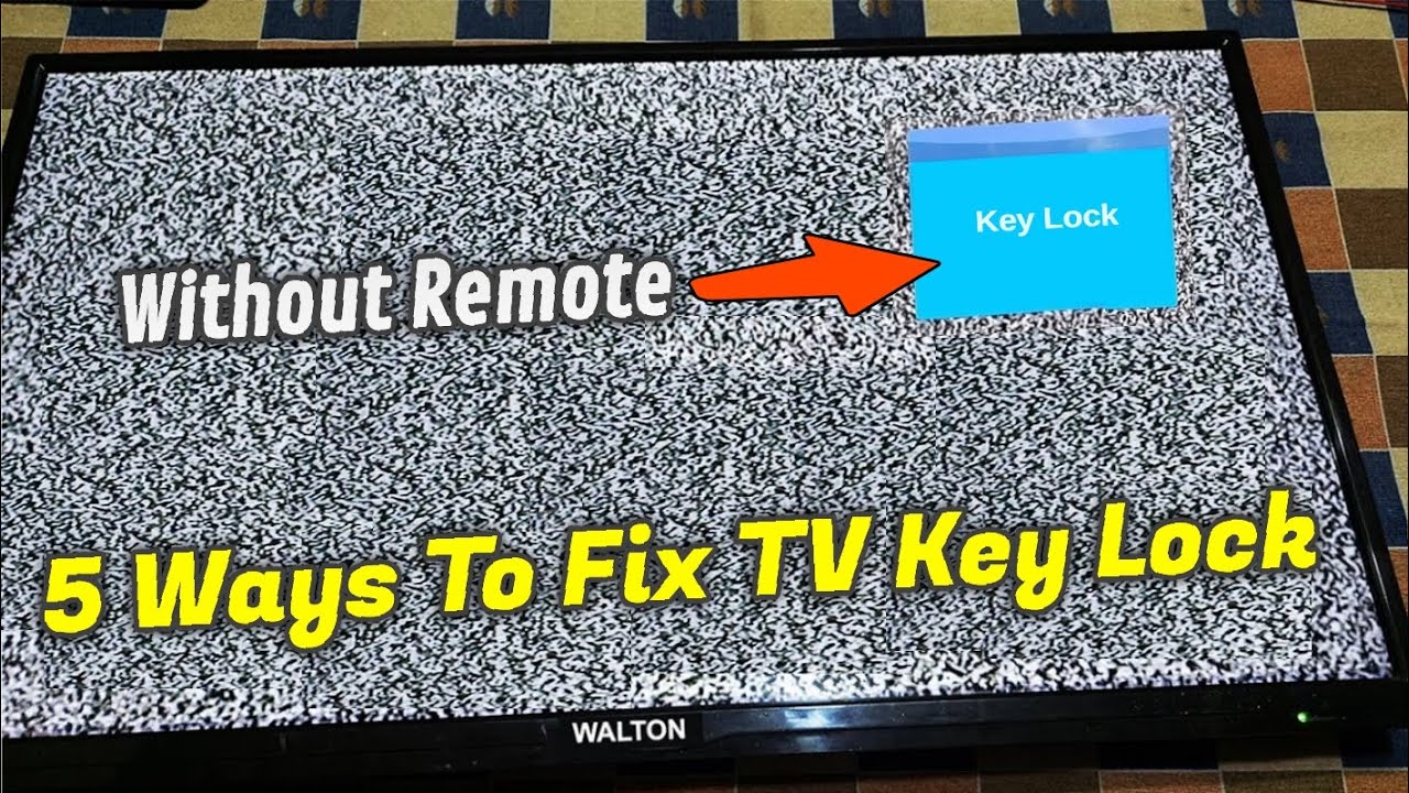 Unlocking a TV (Key Lock) Without a Remote (5 Best Ways) - YouTube