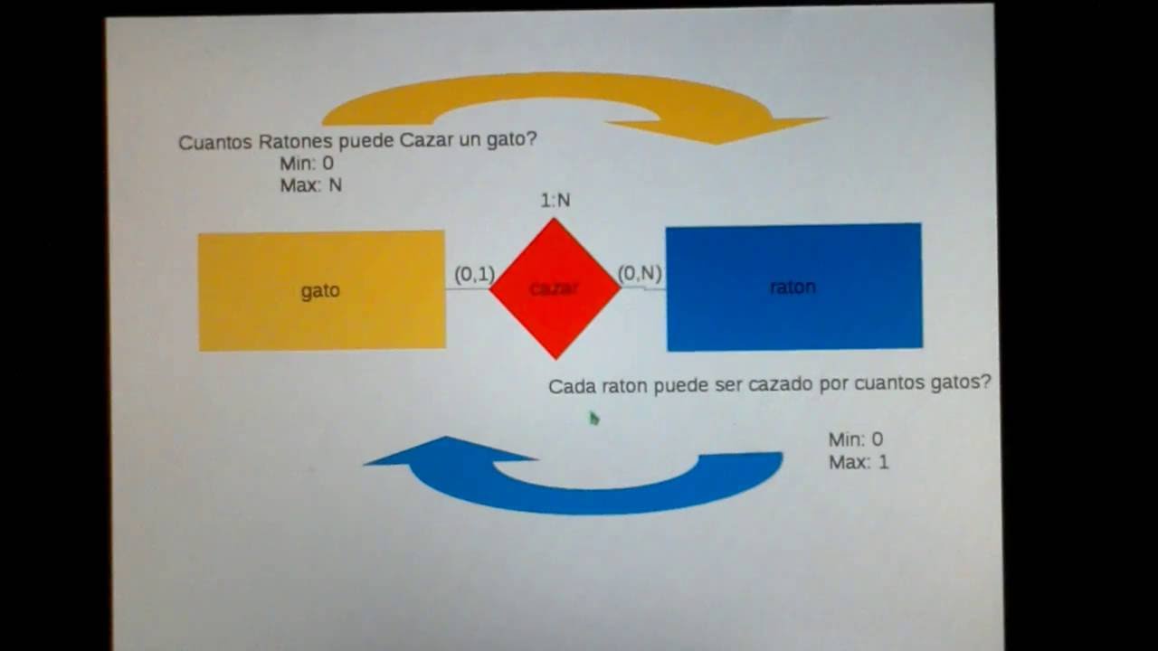 vídeo tutorial sobre elementos básicos y cardinalidad, base de datos ...