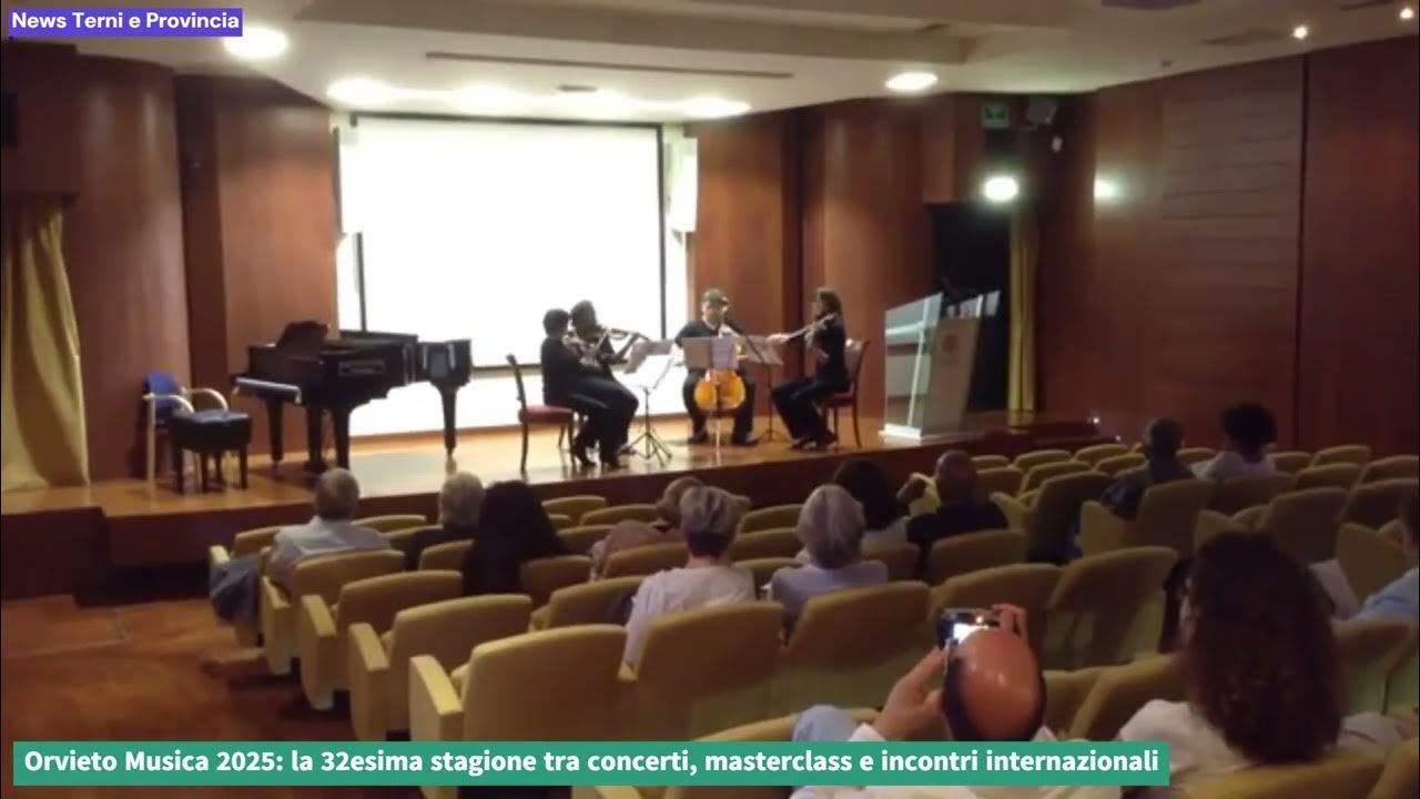 Orvieto Musica 2025: la 32esima stagione tra concerti, masterclass e incontri internazionali ...