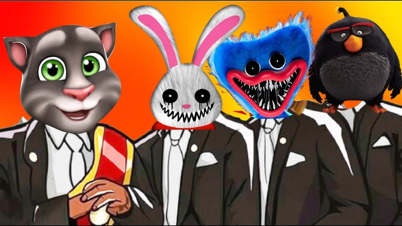 TALKING TOM & POPPY PLAYTIME & MR HOPPS & ANGRY BIRDS - Coffin Dance X ...