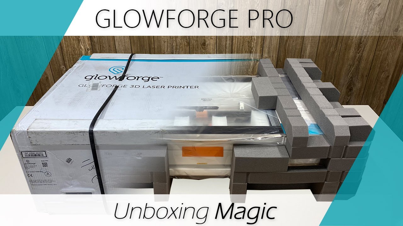 Glowforge Pro - Unboxing Magic and first cuts - YouTube