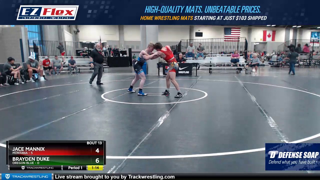 Mat 11 152 Jace Mannix Montana Vs Brayden Duke Oregon Blue - YouTube