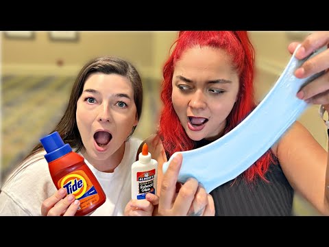 Teaching Mrs. Bench how to make Slime with Laundry Detergent & Glue ...