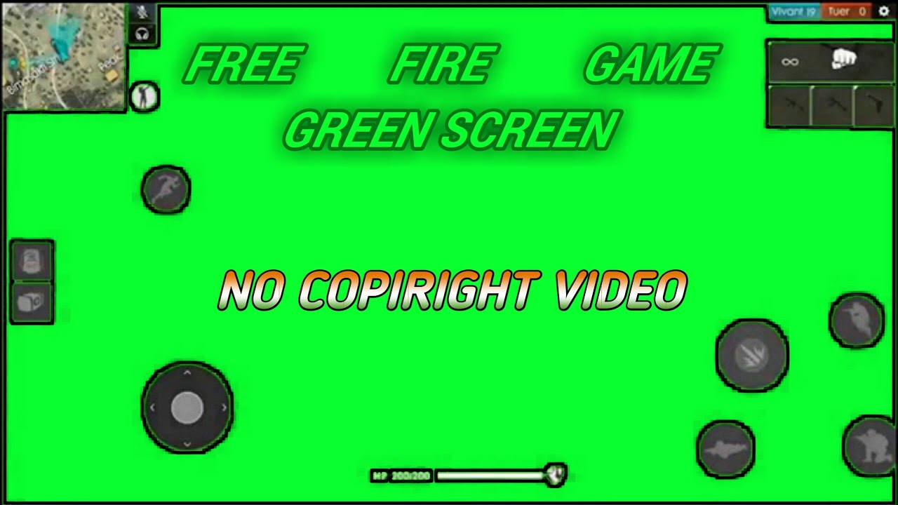free fire game green screen #greenscreenvideo - YouTube