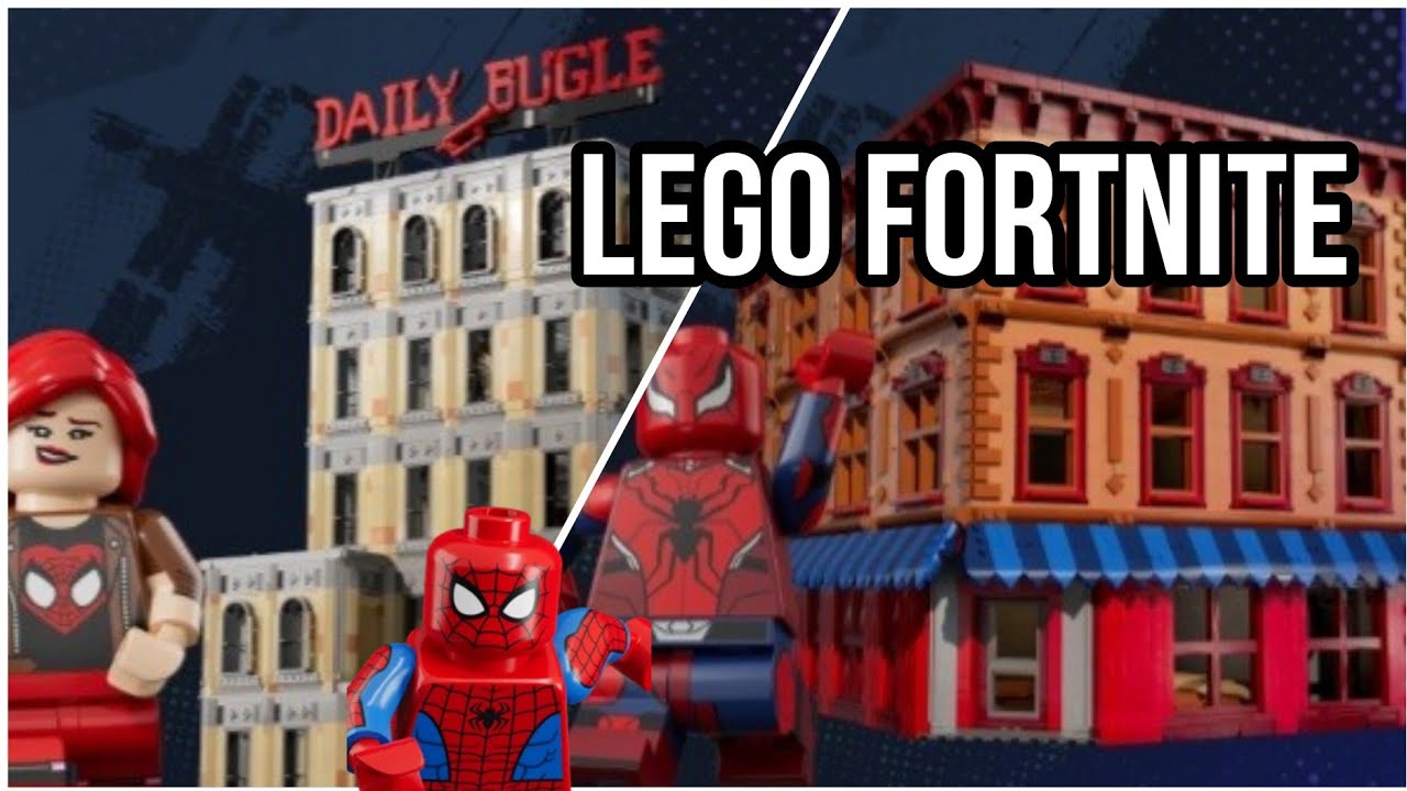 KITS DE LEGO FORTNITE - DAILY BUGLE Y VECINDARIO DE SPIDER-MAN - YouTube