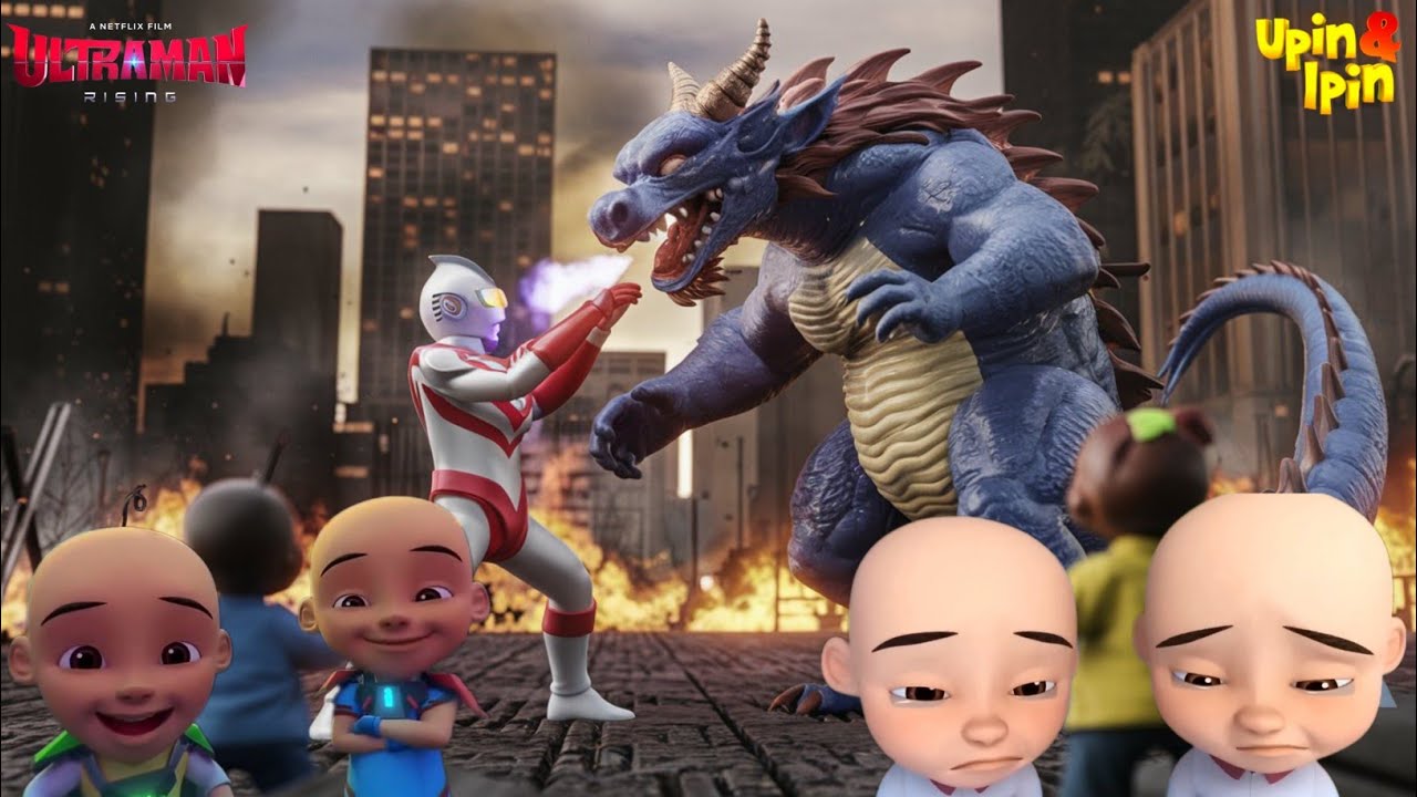 Ultraman Zero Melawan Moster Naga Api Biru Upin Ipin Sedih Karna ...