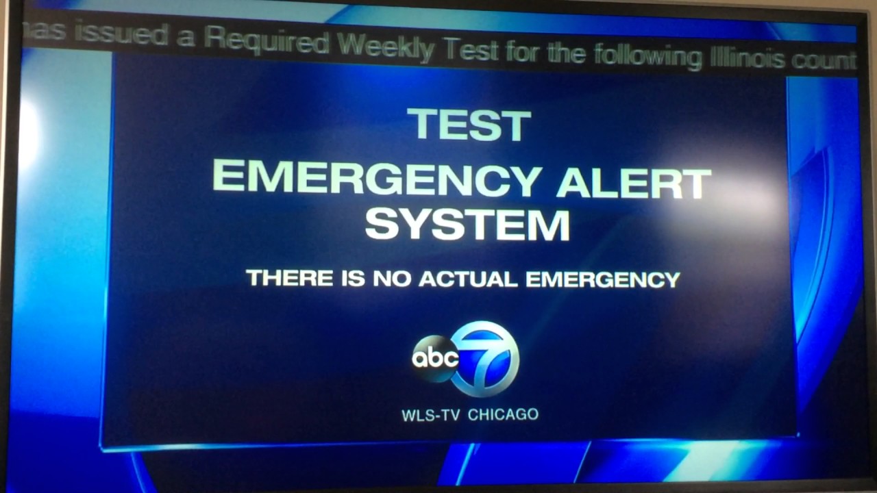 Test EAS from EAS Participant, ABC-7 Test (Not an Actual Emergency ...