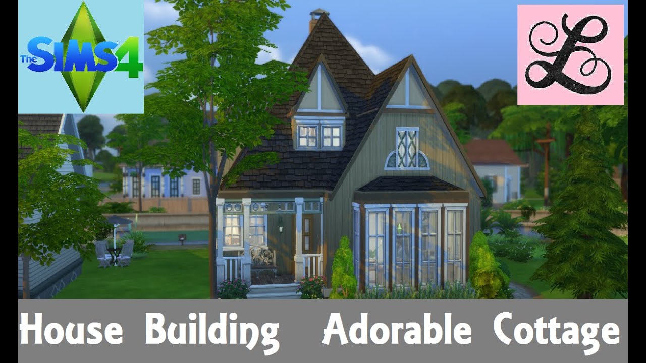 The Sims 4: House Building - Adorable Cottage - YouTube