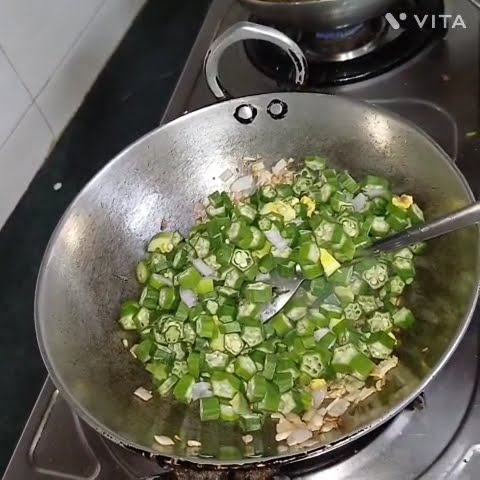 bhandi bhaji😋😋 - YouTube