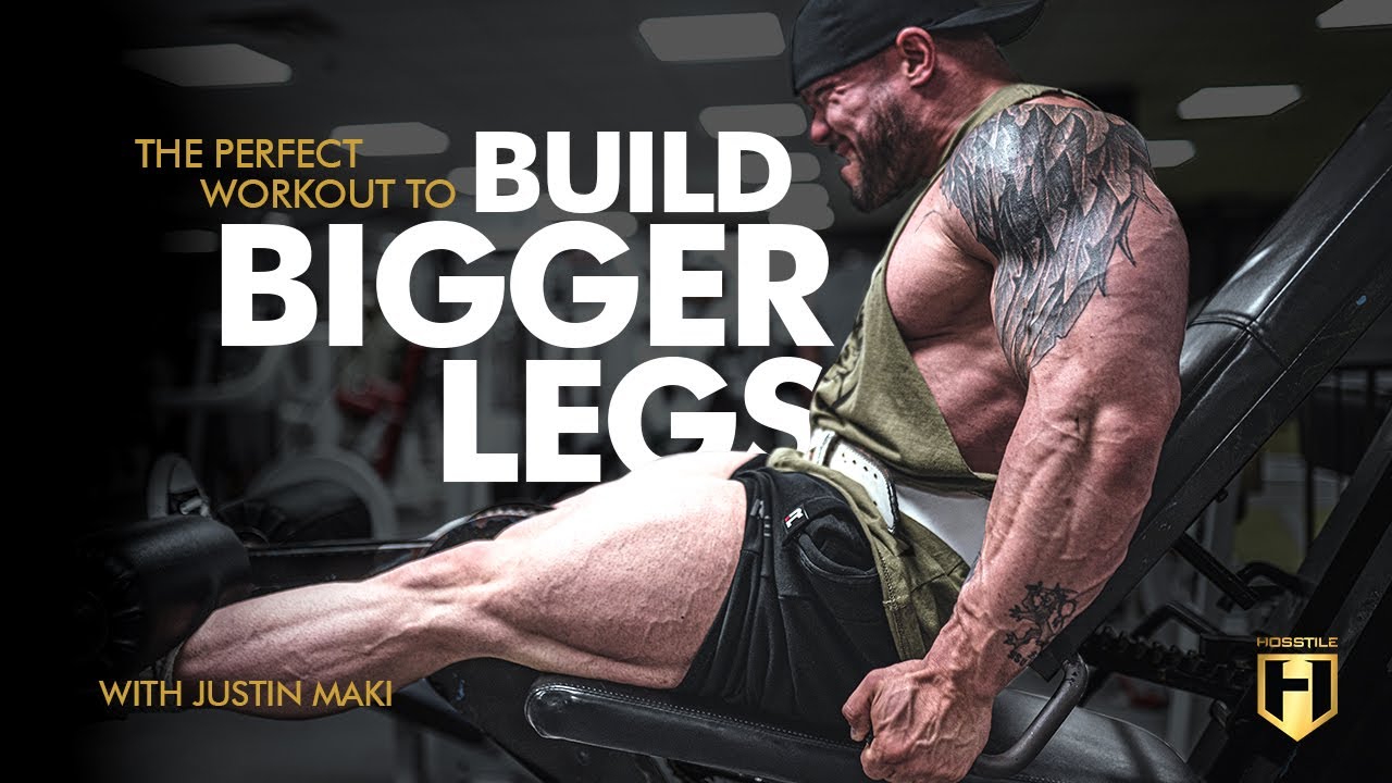 Build Bigger Legs | Justin Maki's Leg Workout - YouTube
