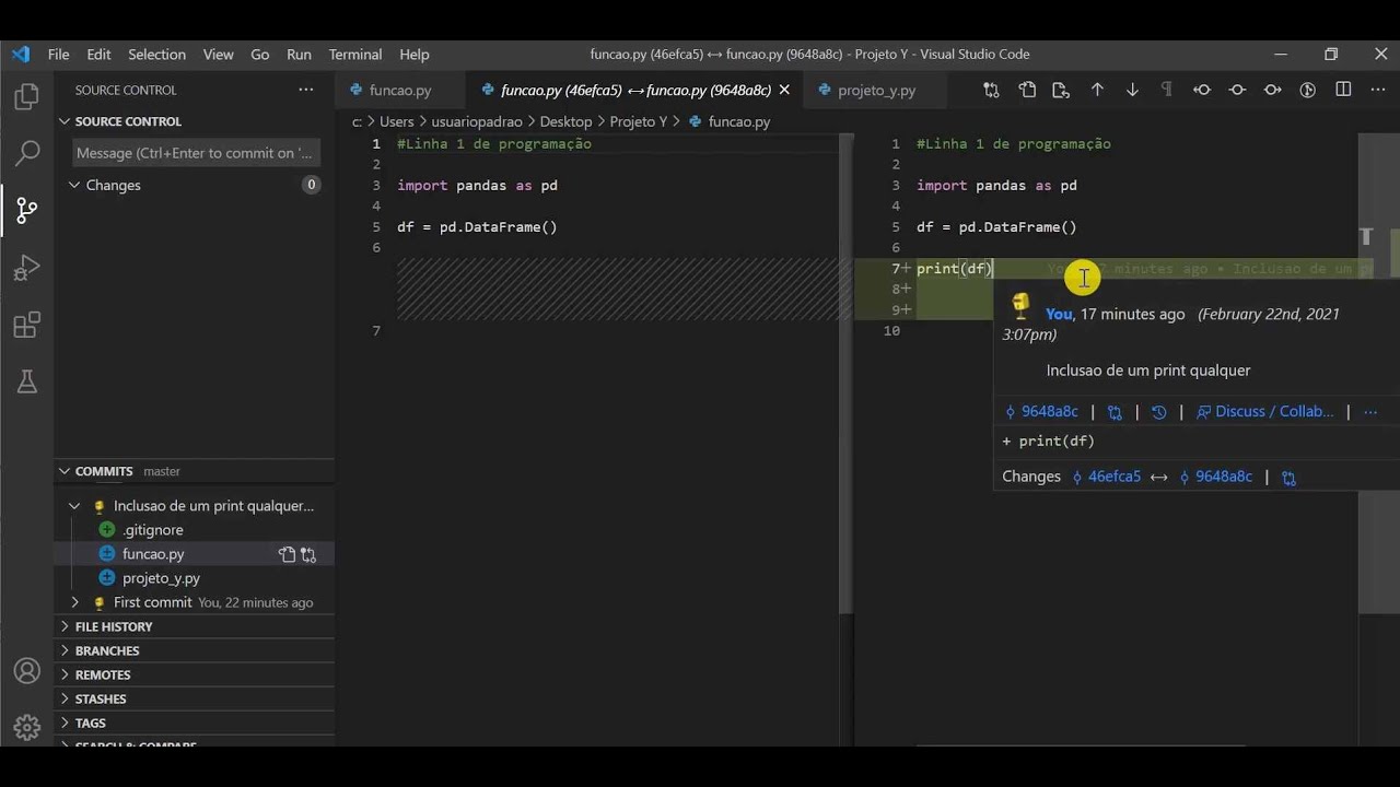 Tutorial de git para quem não quer usar git - com Visual Studio Code ...