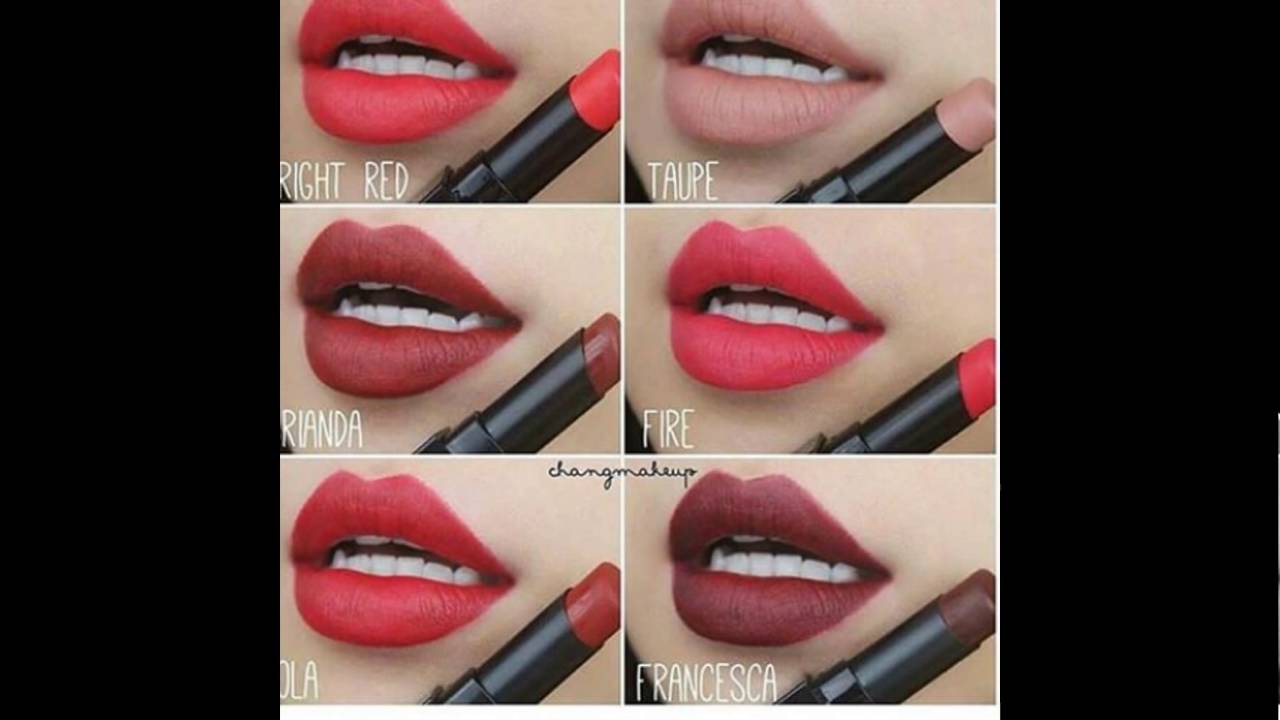 tonos de labiales de moda 2016 {septiembre{ - YouTube