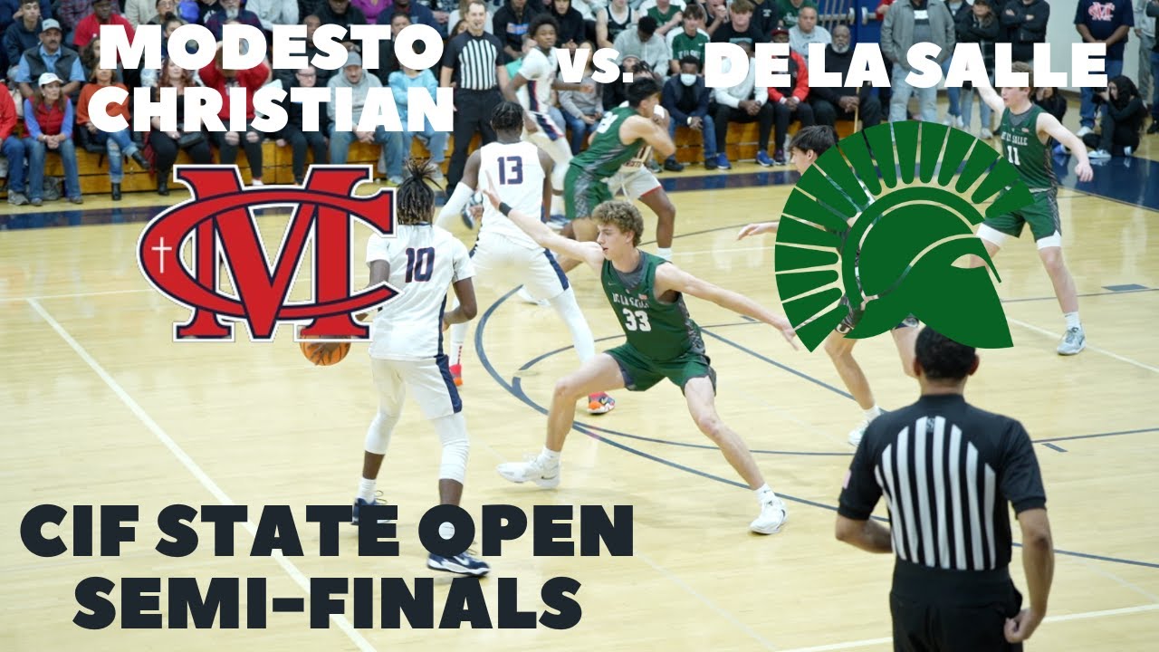 Modesto Christian vs. De La Salle | CIF State Open Semi-Finals 2023 ...