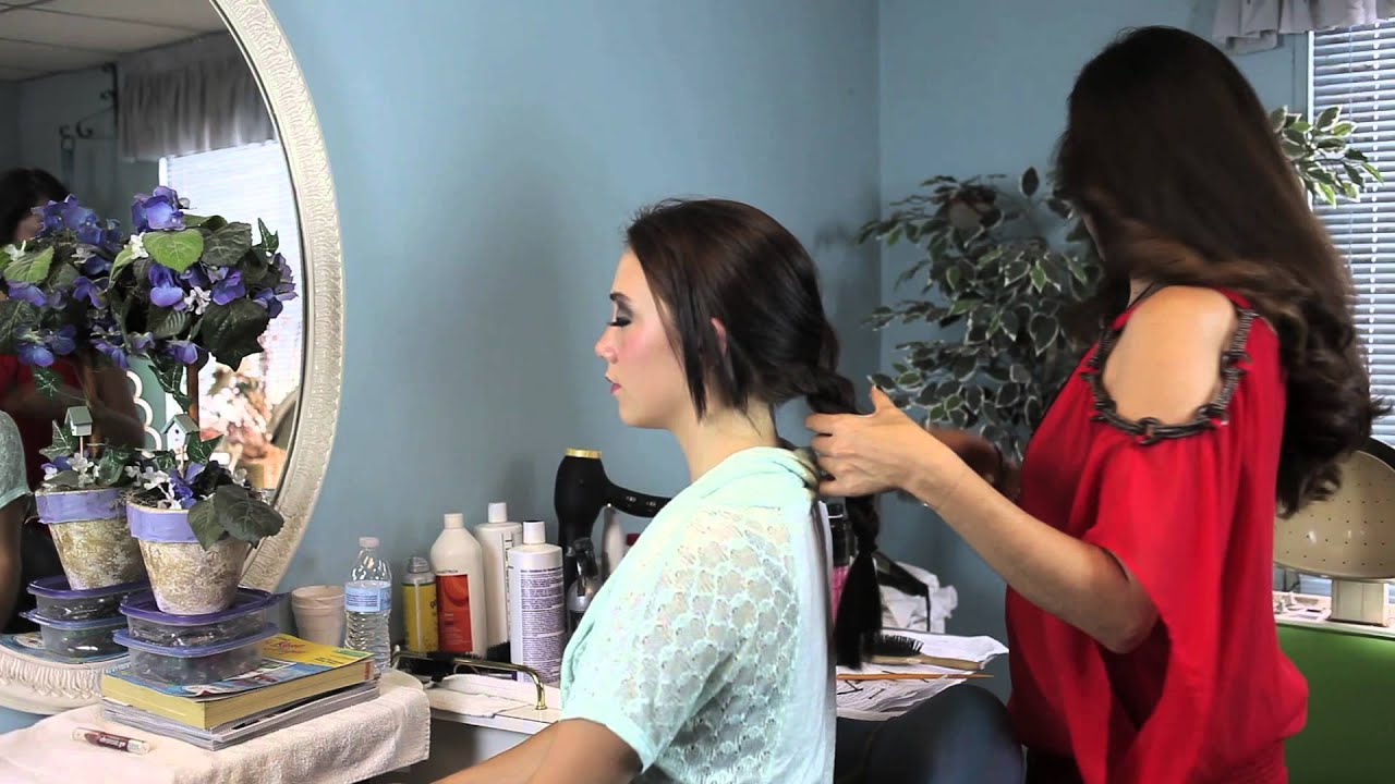 How to Braid With Layers : Dress Your Tresses - YouTube