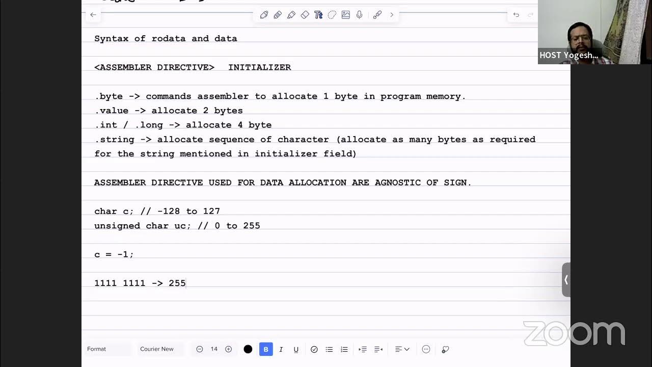 Assembly Programming 1 Unix 2024 Youtube