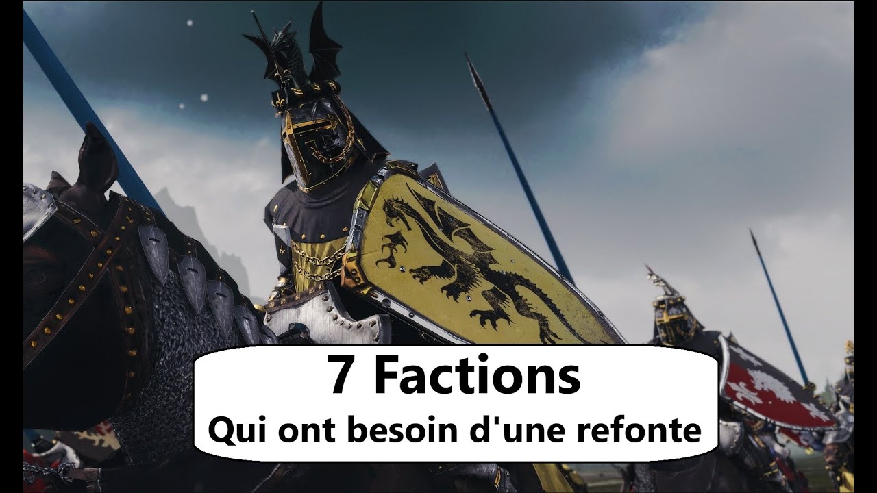 Les 7 factions à retravailler absolument ! - YouTube
