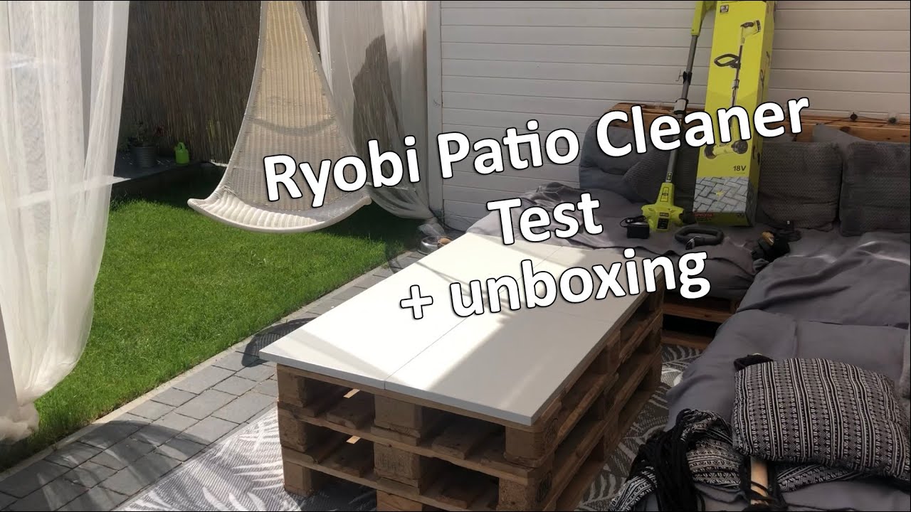 Ryobi RY18PCA-120 - Test + unboxing (Ryobi Patio Cleaner) - YouTube
