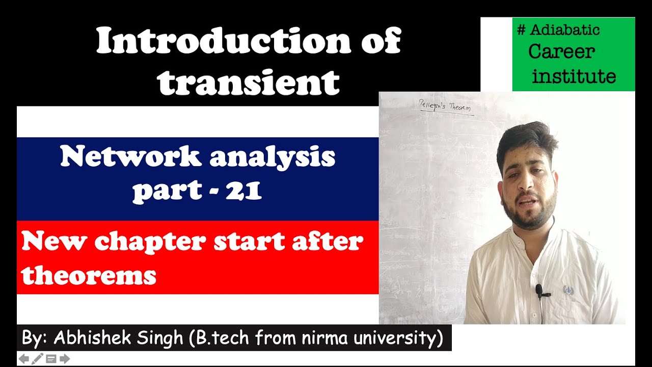 Introduction of Transient (network Analysis) part -21 - YouTube