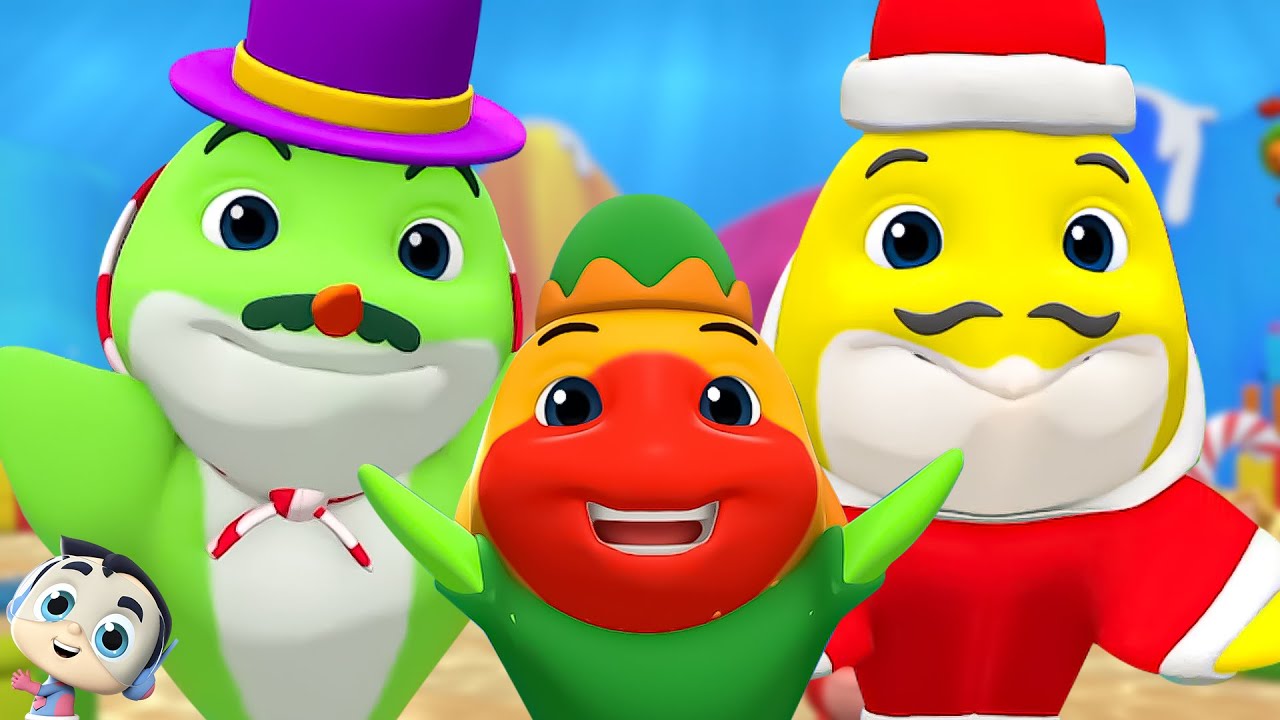 Christmas Baby Shark Dance + More Xmas Song & Fun Christmas Carol for ...