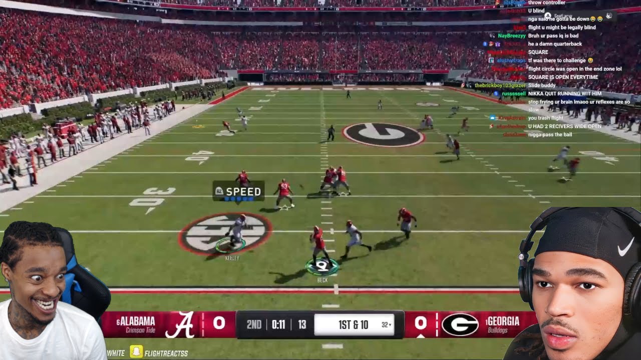 FlightReacts Vs plaqueboymax ANGRY College Football 25 $1k Wager! - YouTube