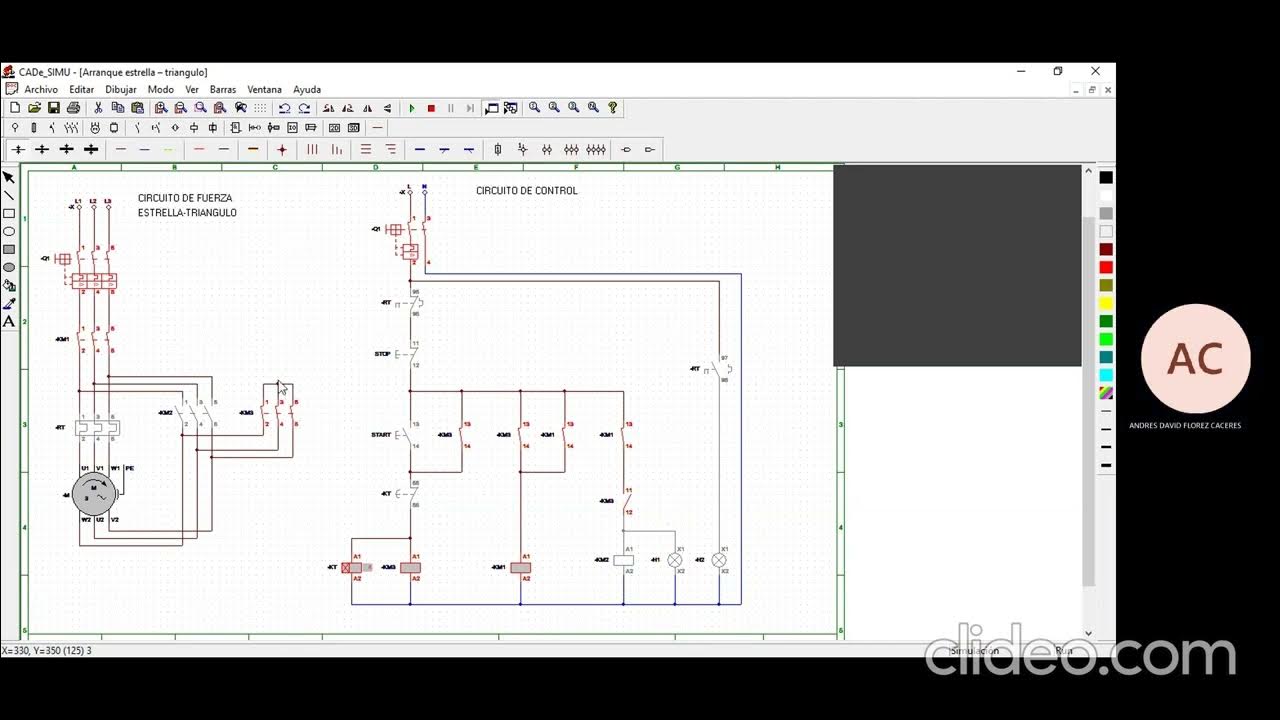 Simulación de tipos de arranque de motor en CADE SIMU - YouTube